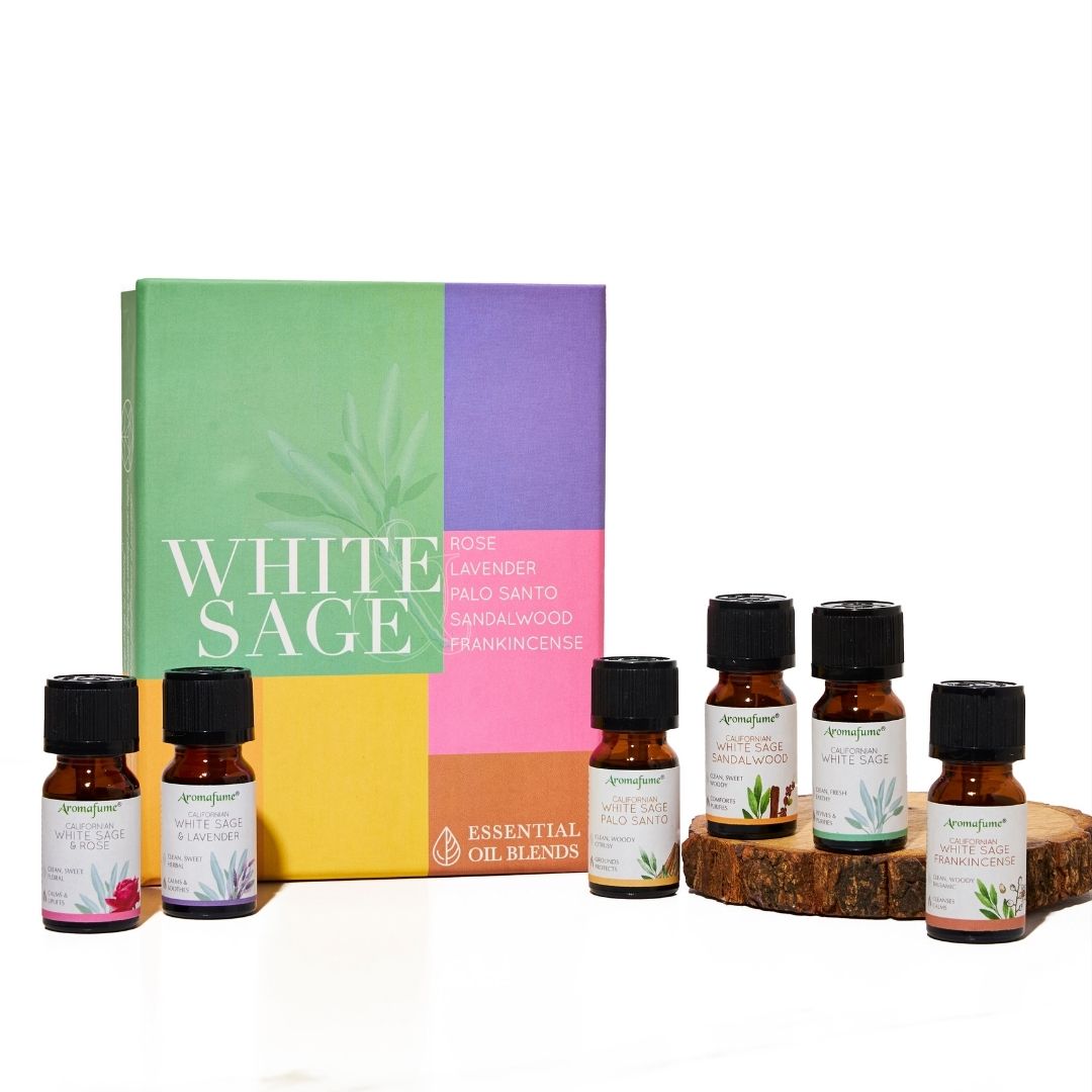 White Sage Essential Oil Diffuser Set | White Sage Cleansing Oils ...